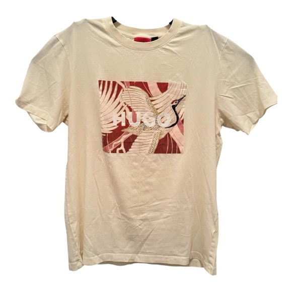 Hugo Boss | Shirts | Hugo Boss Future In Motion Cotton Blend Graphic ...